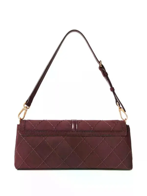 Stella McCartney Quilted Padlock-detail Clutch Bag