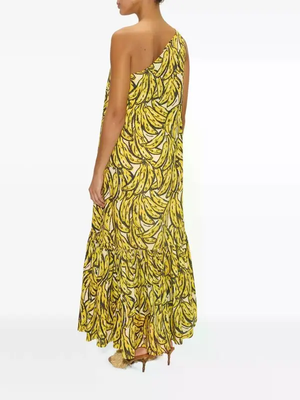 SIMONMILLER Rea Banana-print Mini Dress