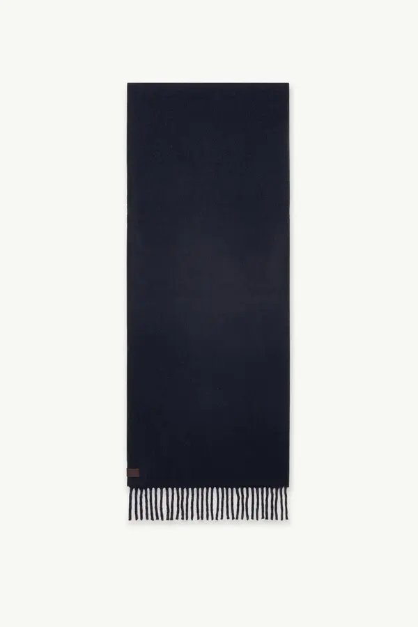 Moncler Wool & Cashmere Blend Scarf - Blue