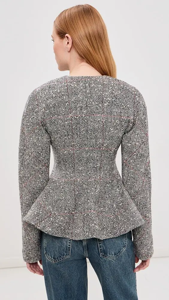 Stella McCartney Speckled Peplum Jacket