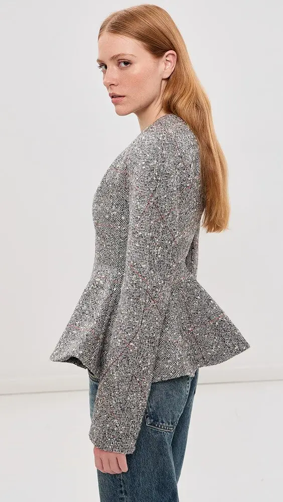 Stella McCartney Speckled Peplum Jacket