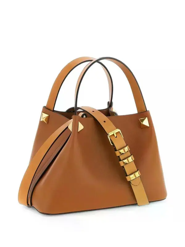 Valentino Garavani Small Logo Leather Tote Bag