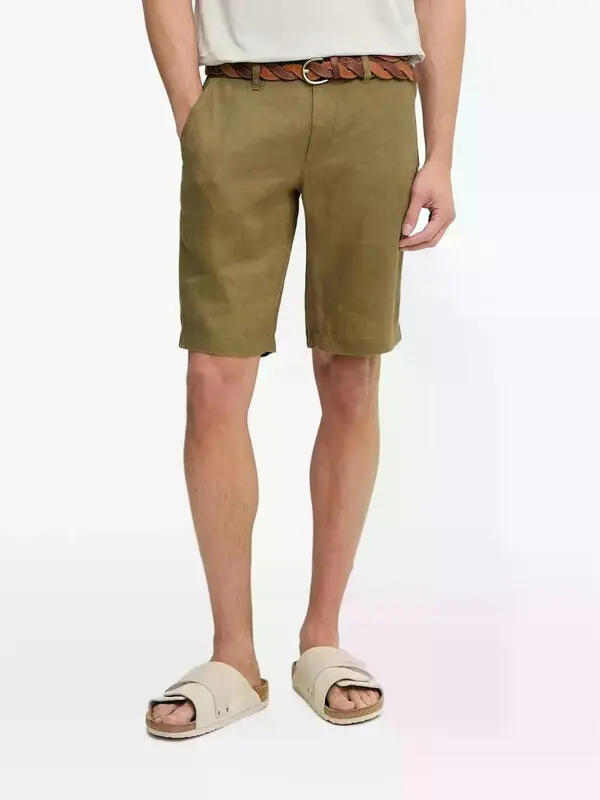 Marc O'polo Logo-patch Linen Shorts