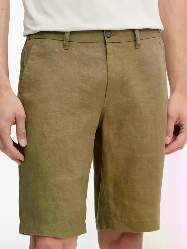 Marc O'polo Logo-patch Linen Shorts