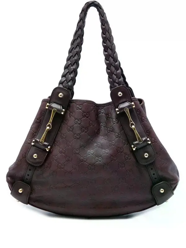 Gucci 2000-2015 Guccissima Horsebit Pelham Shoulder Bag