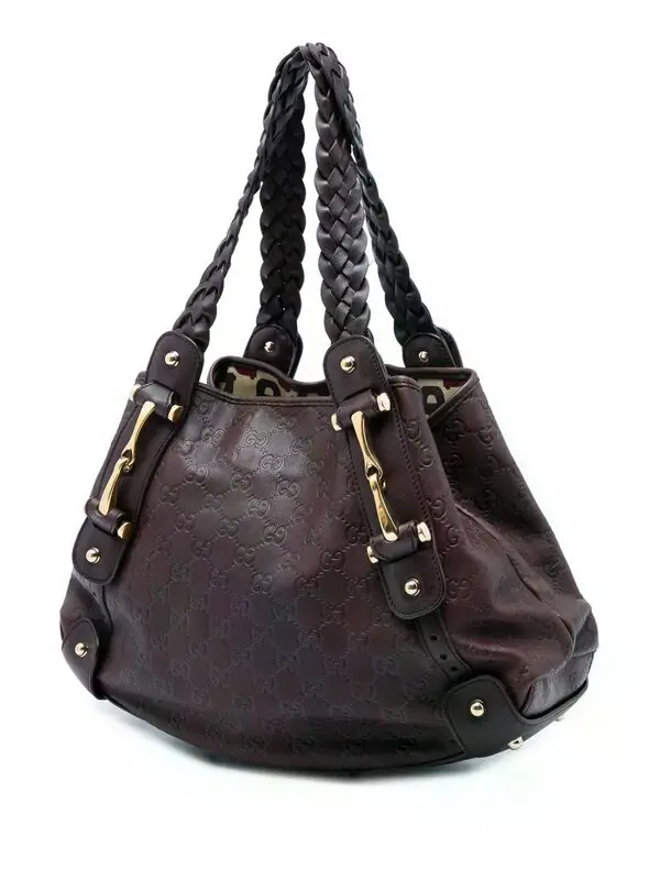 Gucci 2000-2015 Guccissima Horsebit Pelham Shoulder Bag