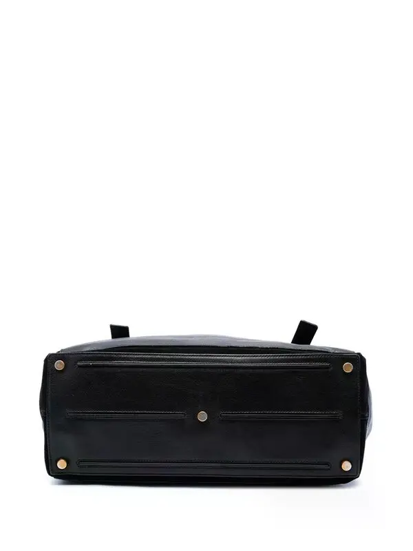 Saint Laurent 2000-2012 Large Leather Muse Two Satchel