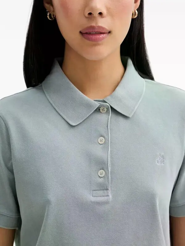 Marc O'polo Logo-embroidered Polo Shirt - Blue
