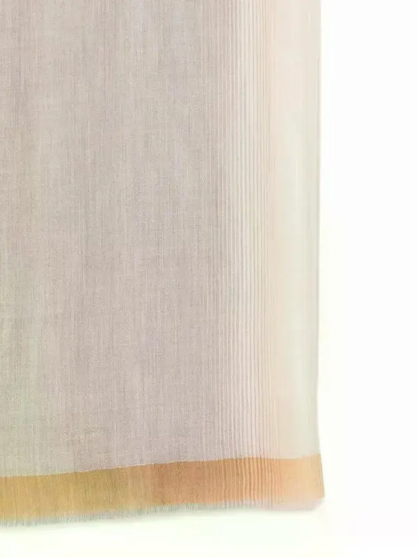 N.peal Bordered Pashmina Scarf