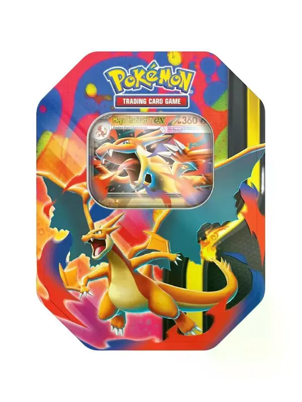 POKEMON Mega Charizard Y Ex Tin - Red