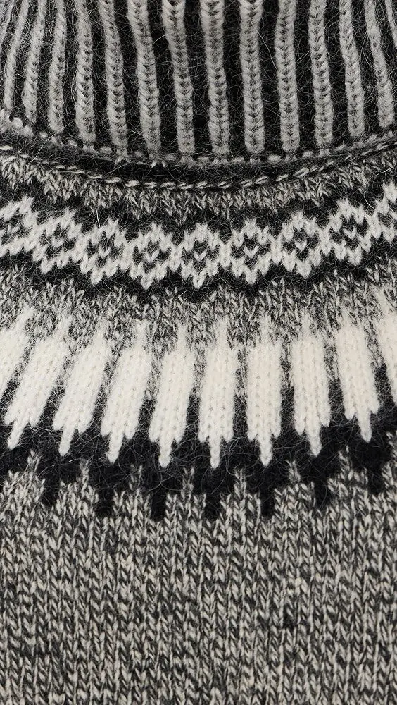 Monse Fair Isle Turtleneck Sweater