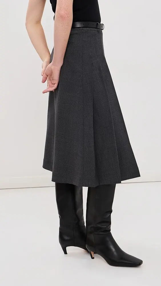 Monse Pleated Wrap Skirt