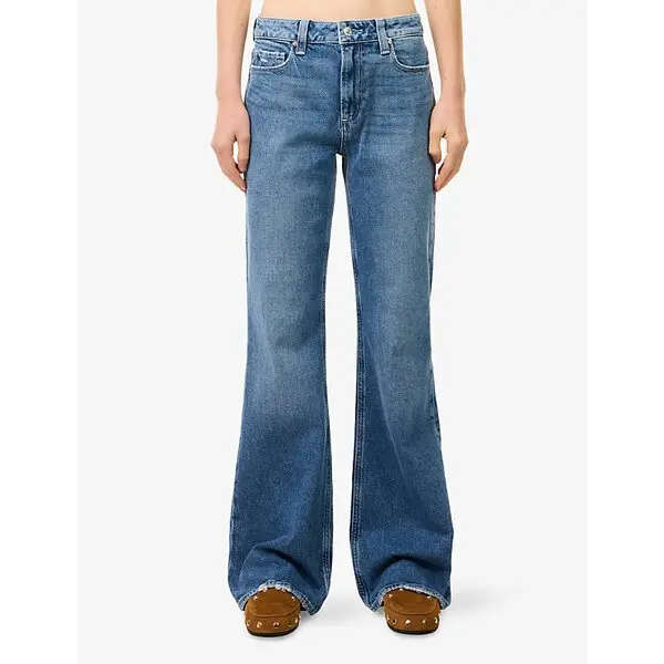 Paige Sofia Flared-leg Denim Jeans