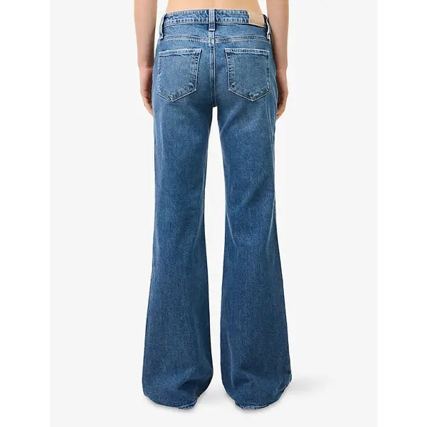 Paige Sofia Flared-leg Denim Jeans