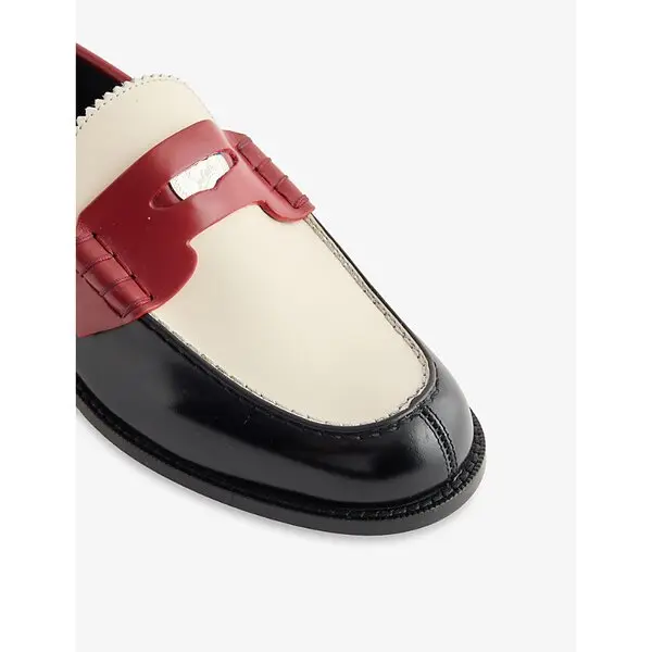 CHRISTIAN LOUBOUTIN Plato Leather Loafers - Black