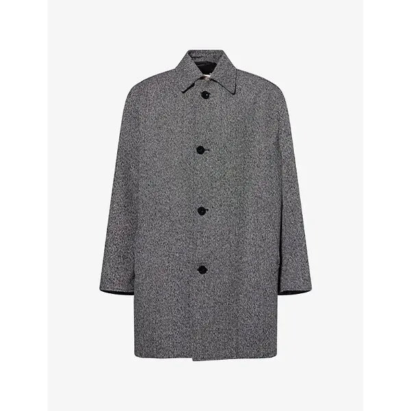 Marni Point Collar Wool-blend Coat