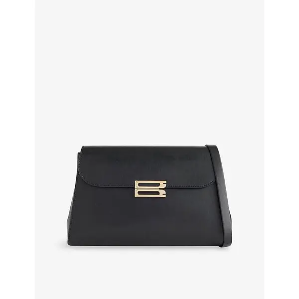 Victoria Beckham Dorian Trapeze Leather Shoulder Bag