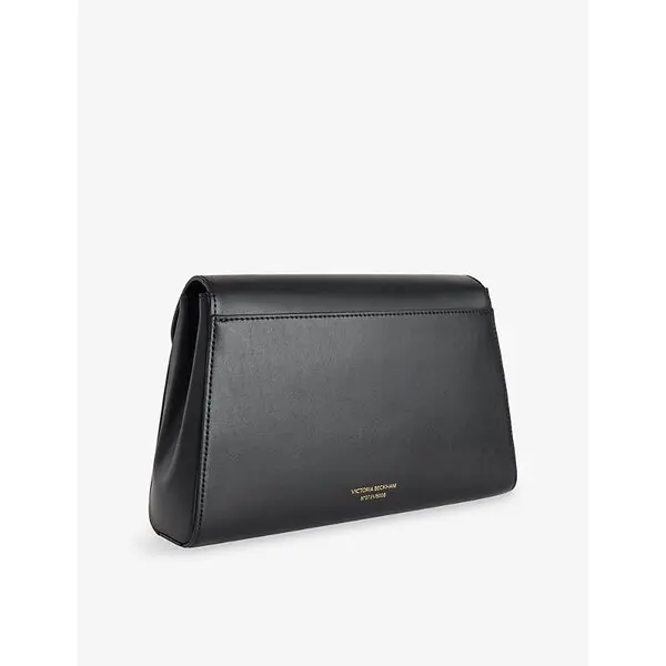 Victoria Beckham Dorian Trapeze Leather Shoulder Bag
