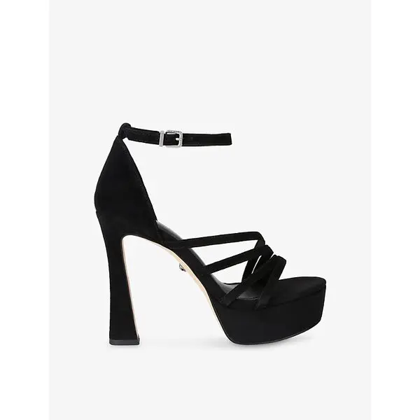 Kurt Geiger Annabell Suede Platform Heeled Sandals
