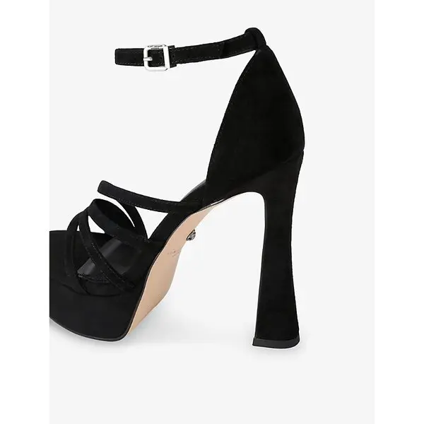 Kurt Geiger Annabell Suede Platform Heeled Sandals