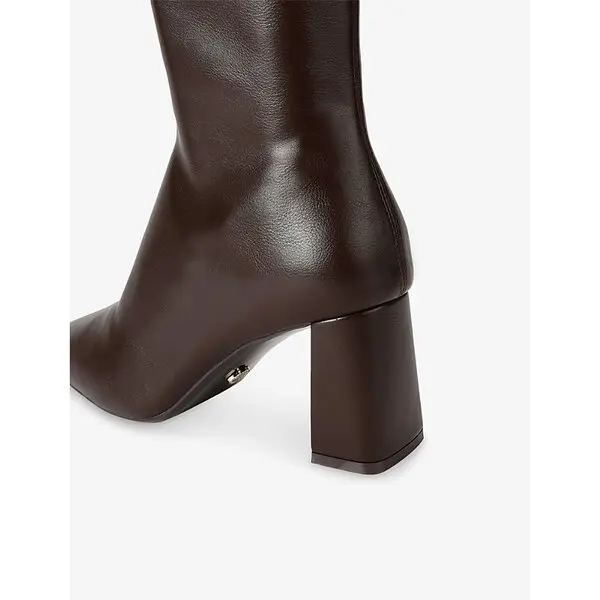 Carvela Rometta Faux-leather Heeled Knee-high Boots
