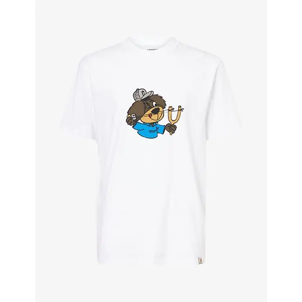 Carhartt Work In Progress Slingshot Short-sleeve Cotton T-shirt - White