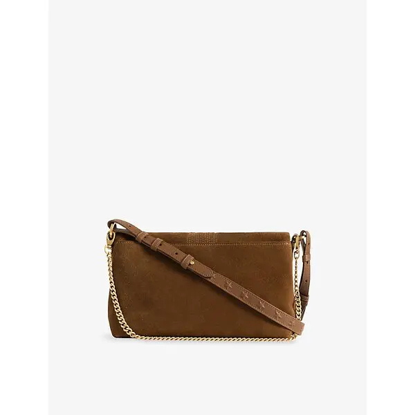 Zadig&Voltaire Rocky Ii Western Used Suede Shoulder Bag