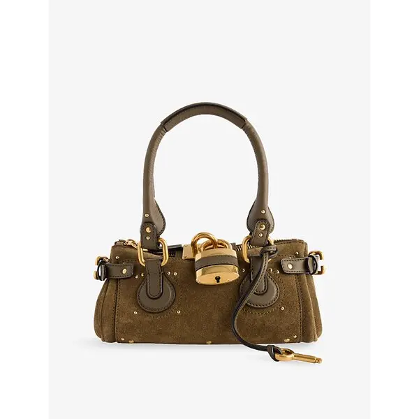 Chloé Paddington Small Suede Top-handle Bag