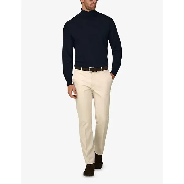 Boggi Milano Turtleneck Regular-fit Merino Wool Jumper