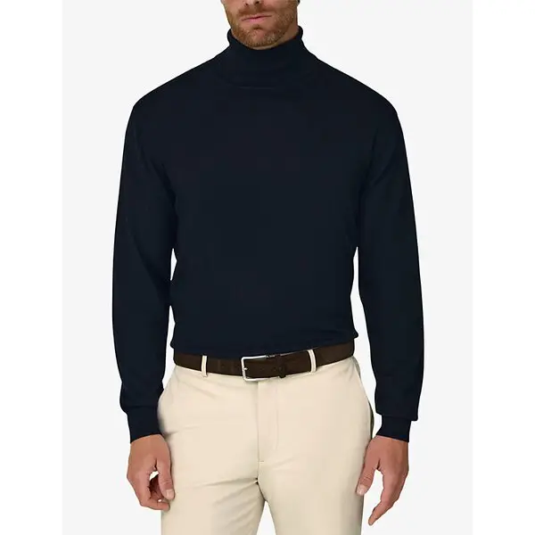 Boggi Milano Turtleneck Regular-fit Merino Wool Jumper