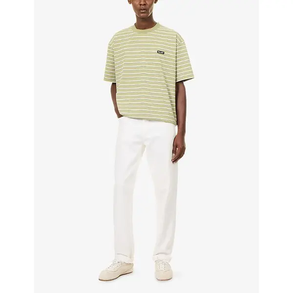 BELIER Earl Striped Cotton T-shirt