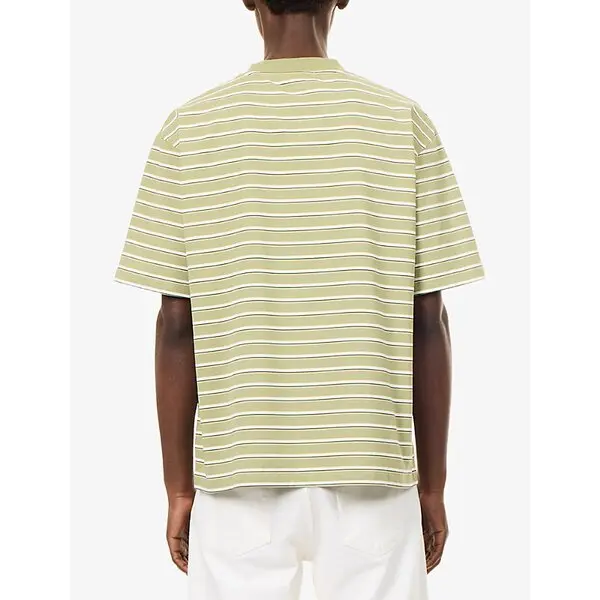 BELIER Earl Striped Cotton T-shirt