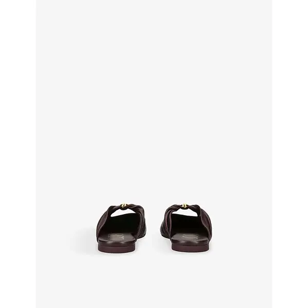 Loewe Pebble Soft Ballerina Leather Mules