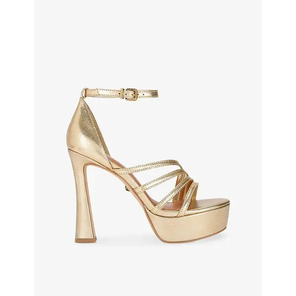 Kurt Geiger Annabell Suede Platform Heeled Sandals