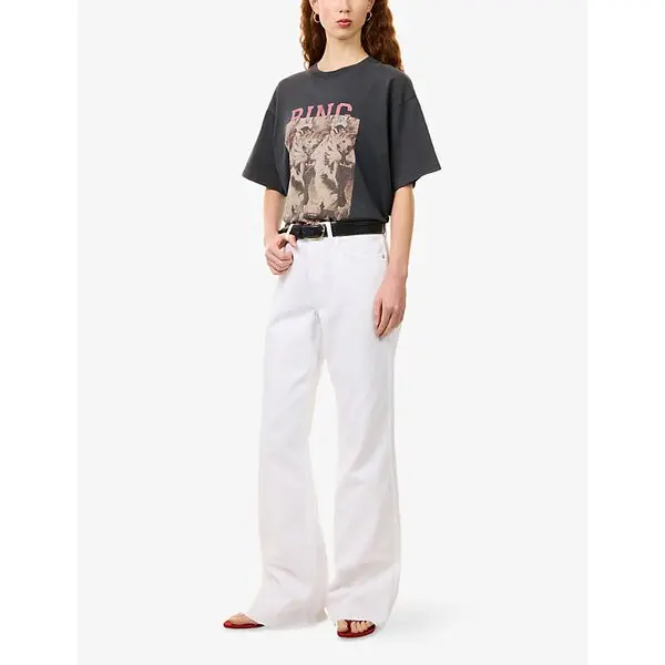 ANINE BING Wyatt Straight-leg Denim Jeans