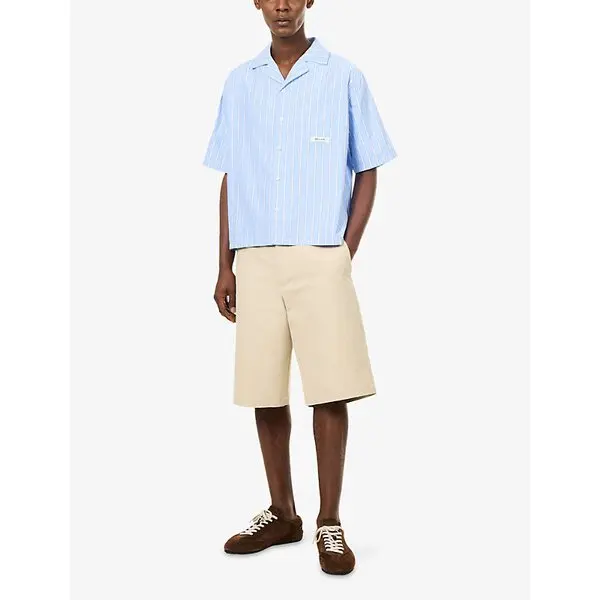 BELIER Everett Striped Cotton Shirt