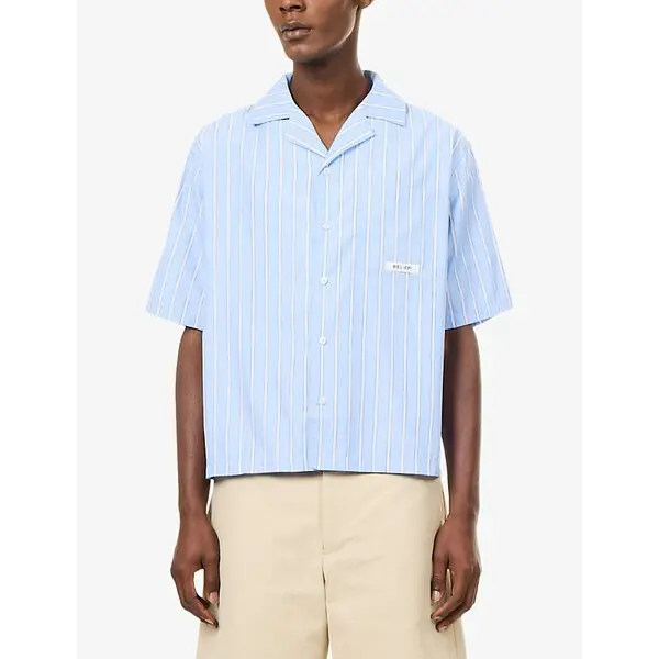 BELIER Everett Striped Cotton Shirt
