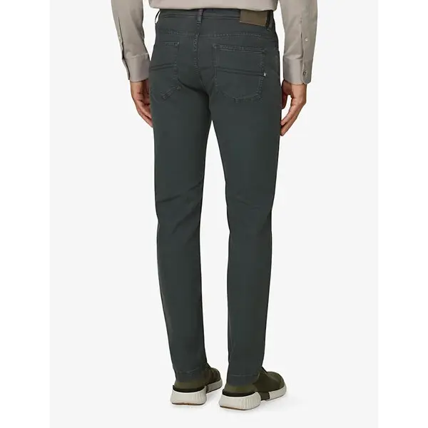 Boggi Milano Straight-leg Regular-fit Stretch Denim-blend Jeans