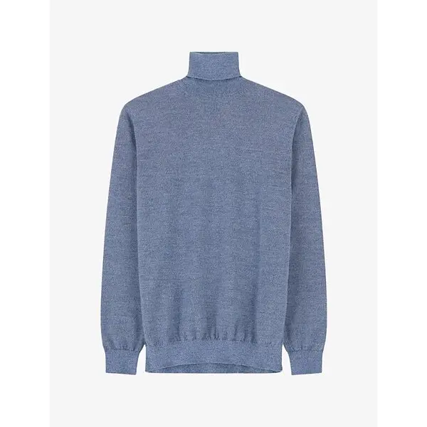 Boggi Milano Turtleneck Regular-fit Merino Wool Jumper