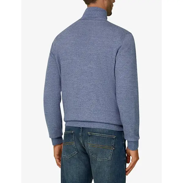 Boggi Milano Turtleneck Regular-fit Merino Wool Jumper