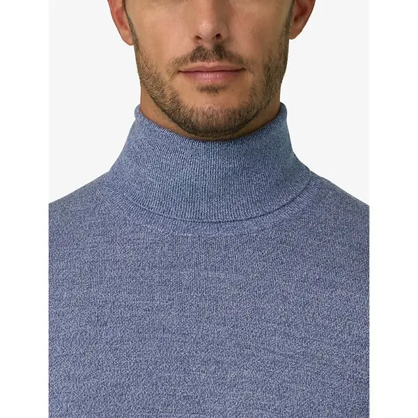 Boggi Milano Turtleneck Regular-fit Merino Wool Jumper
