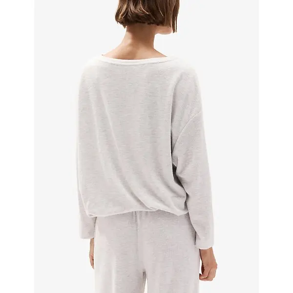 THE WHITE COMPANY Brushed Waffle Jersey Pyjama Set