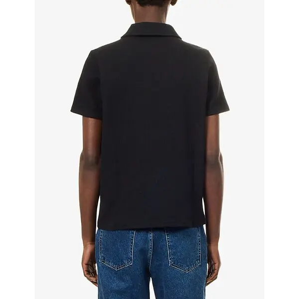 BELIER Edwin Textured Cotton-blend Polo Shirt