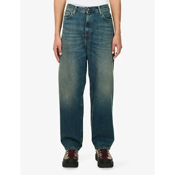Carhartt Work In Progress Aaron Tapered Cotton Denim Jeans