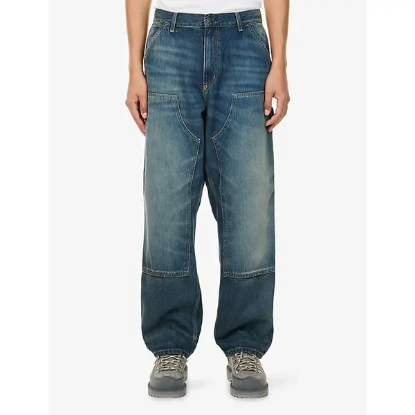 Carhartt Work In Progress Double Knee Relaxed Cotton Jeans