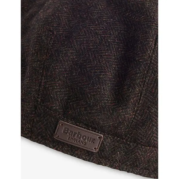 Barbour Barlow Wool-blend Flat Cap