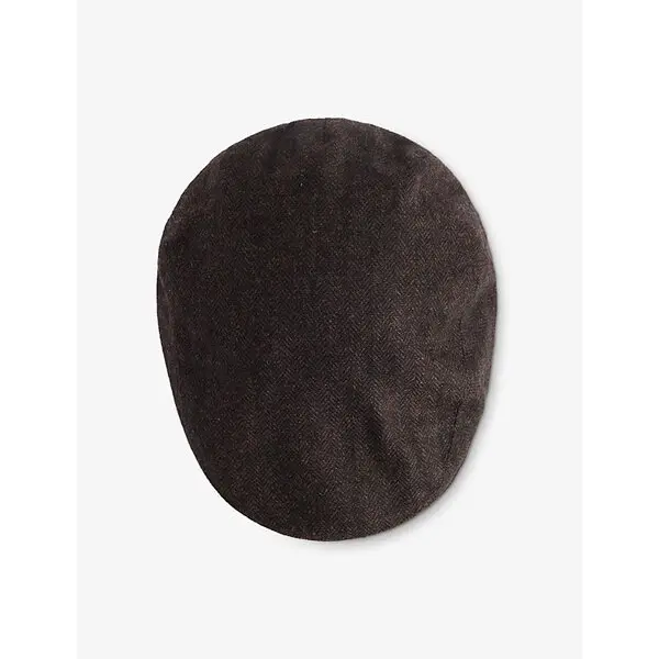 Barbour Barlow Wool-blend Flat Cap