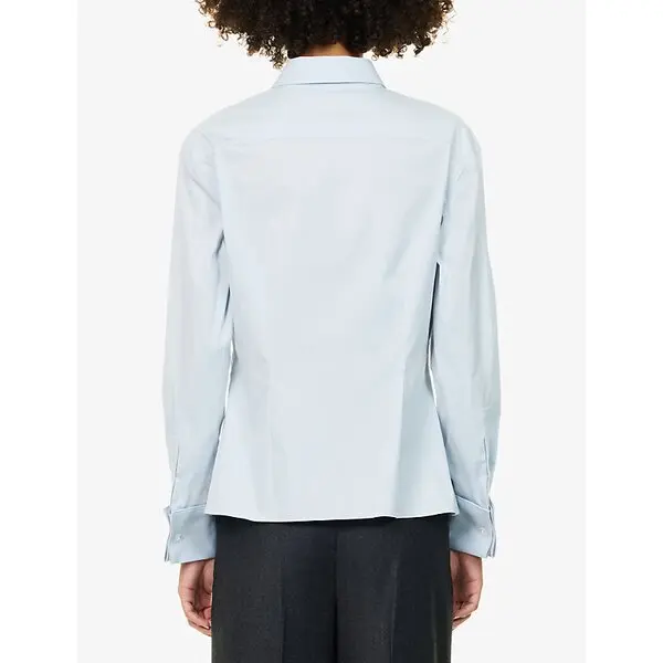 Theory Tailored-fit Cotton-blend Shirt