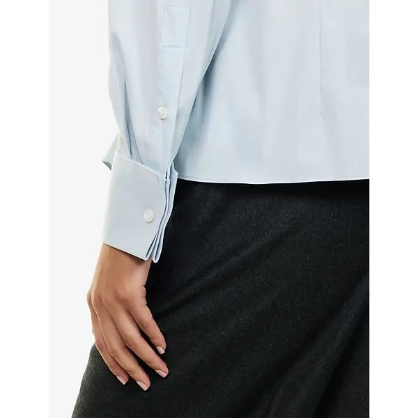 Theory Tailored-fit Cotton-blend Shirt