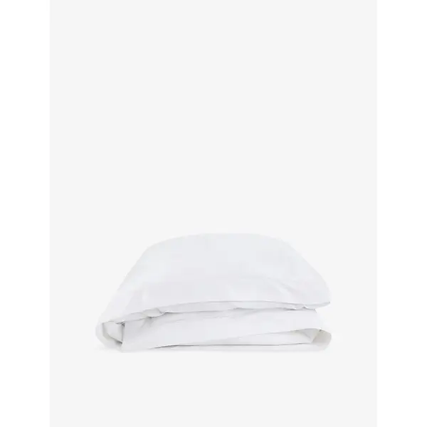 THE WHITE COMPANY Connaught Cotton And Silk Duvet Cover - Chalk
